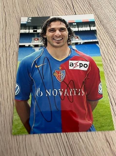 Fc Basel Julio Hernán Rossi original Autogramm auf Foto Canton Valais ...