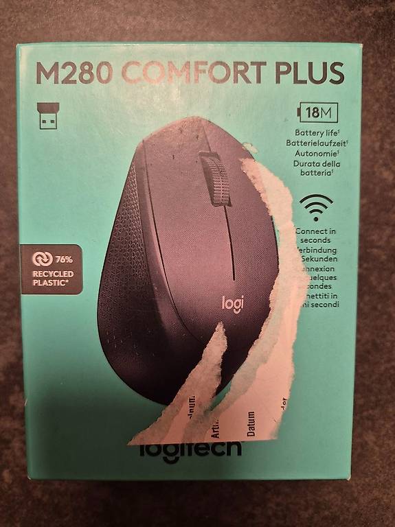 Neue Logitech M280 Comfort Plus Wireless PC Maus Canton Zurich - anibis.ch