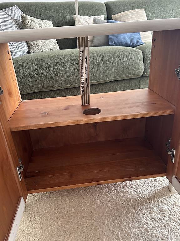 Armoire sous lavabo en bois + armoire avec tiroir et porte Canton Genève - anibis.ch