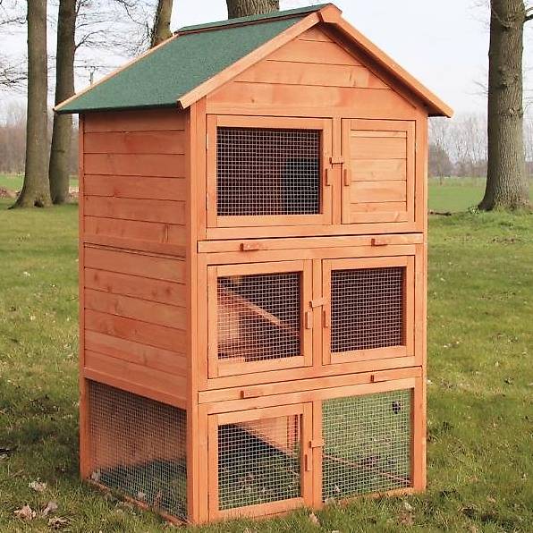 Clapier à lapins Jumbo 3 étages (Livraison Gratuit) Canton Vaud - anibis.ch