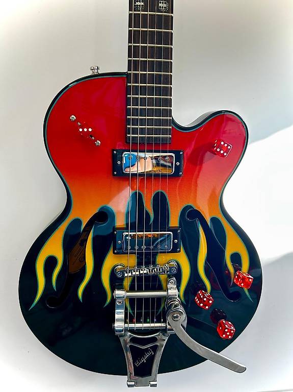 Epiphone Casino Flamekat Hollowbody Guitar Limited Edition Canton Vaud - anibis.ch