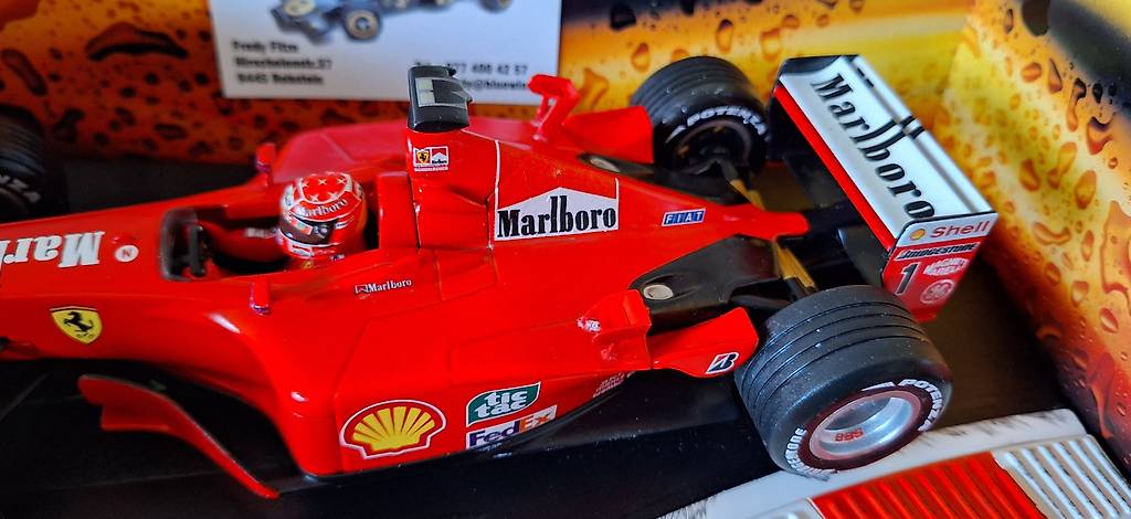 Ferrari F2001 Michael Schumacher F1 mit Marlboro Decals 1:18 Canton ...