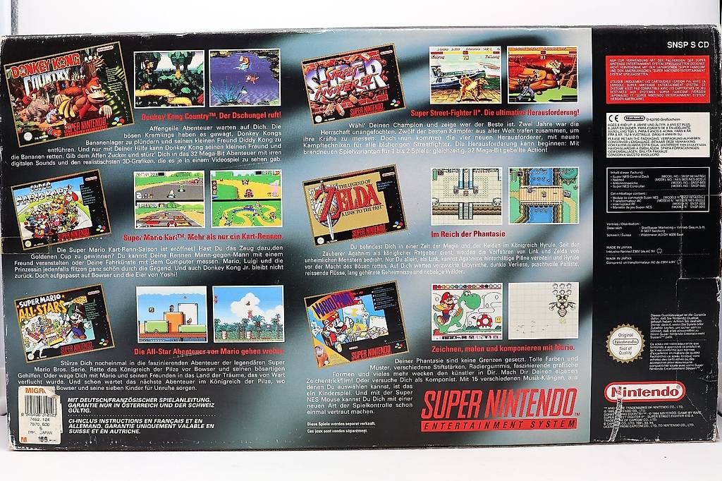 Super Nintendo System [Power Station] PAL Boxed - SNES Canton Vaud ...