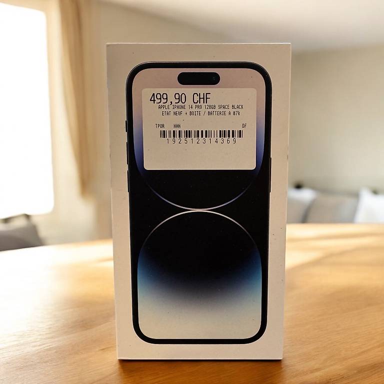Apple iPhone 14 Pro 128gb Space Black, Réf 314369 Canton Genève - anibis.ch