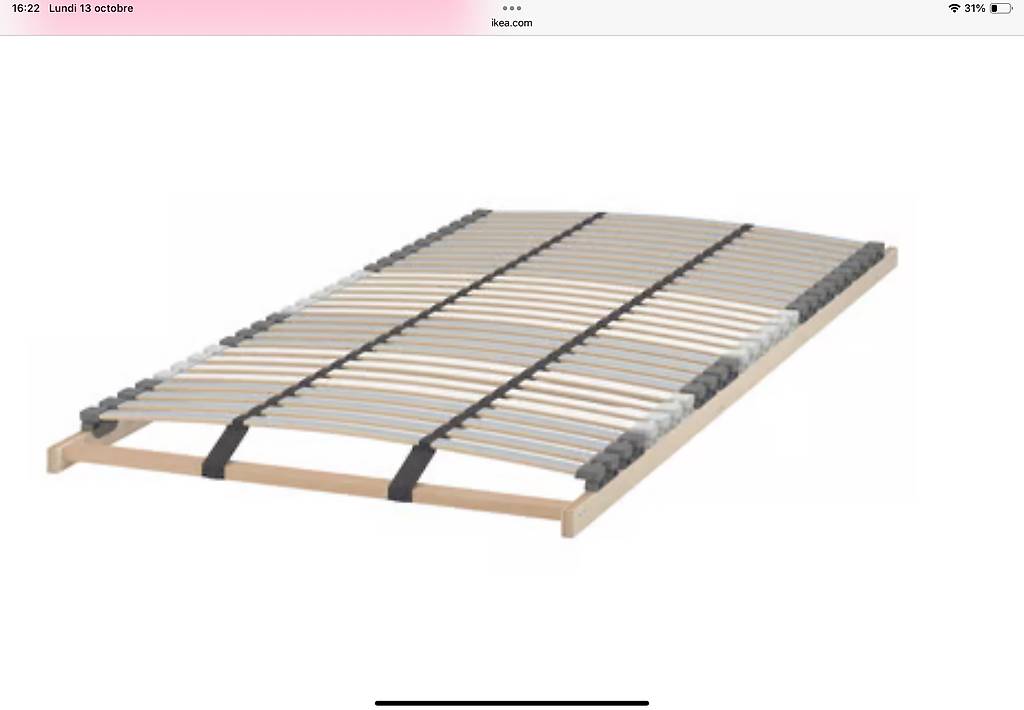2 sommiers 90x200 ikea Leirsund parfait état Canton Vaud - anibis.ch