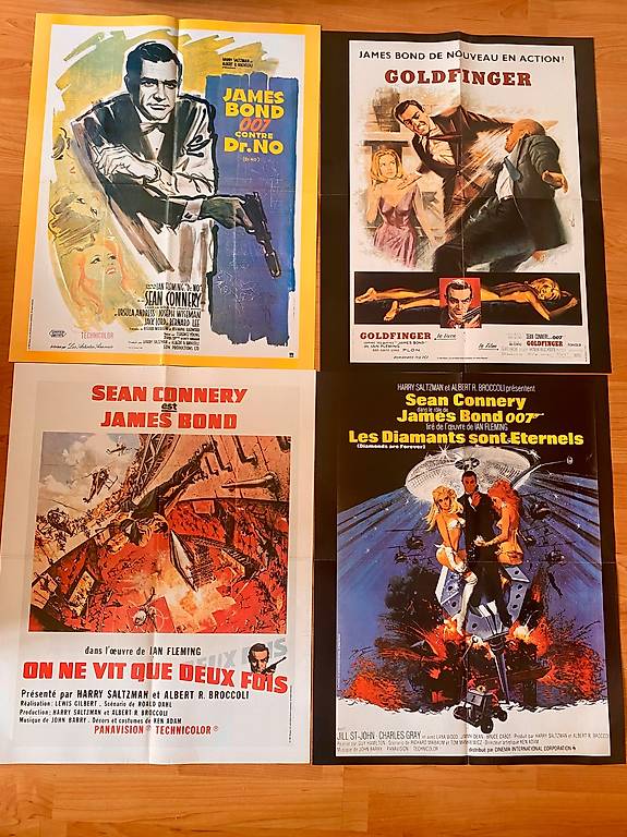 20 VHS collector James Bond 007 + posters et autres bonus Canton ...