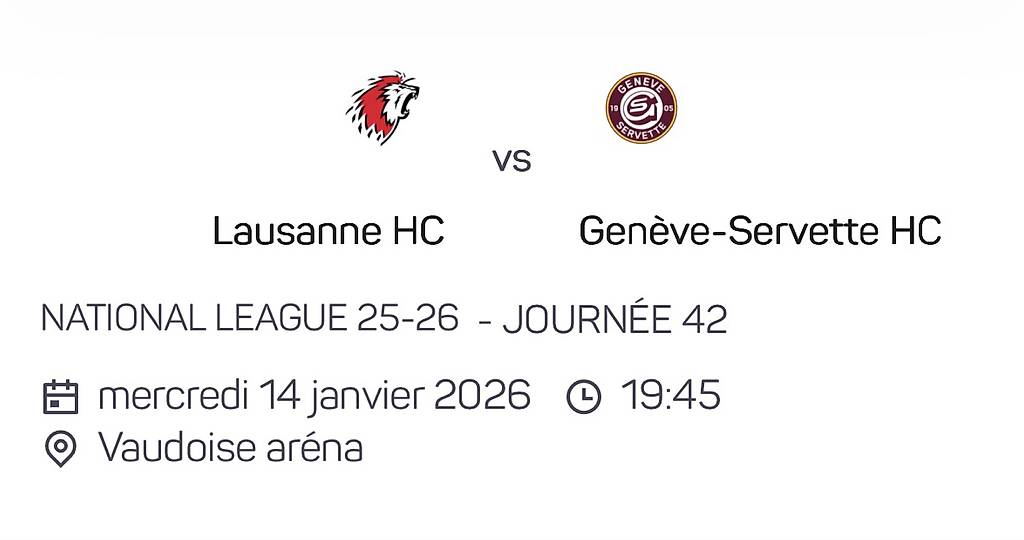 2 places assises LHC - ZUG 2.01 Canton Vaud - anibis.ch