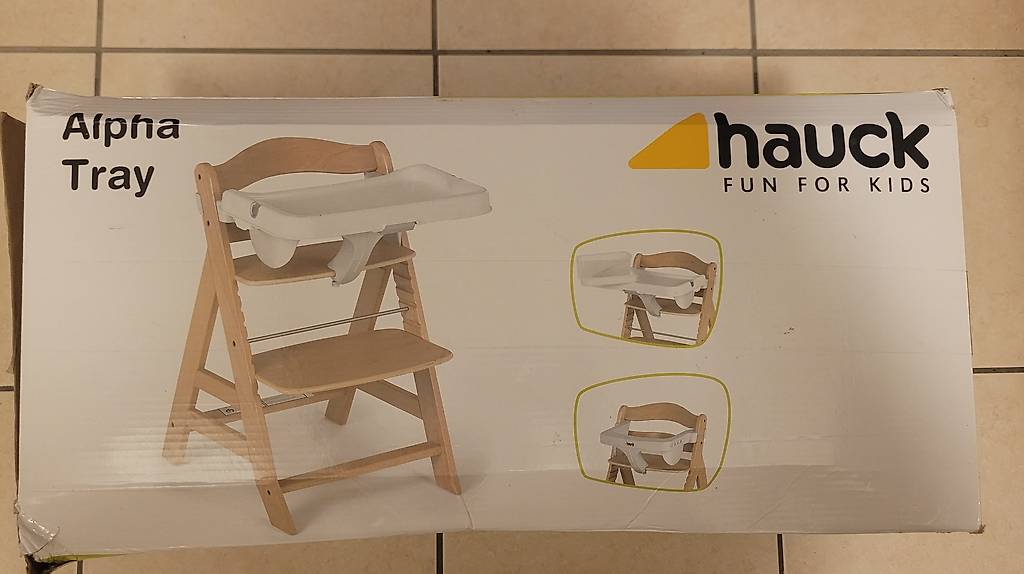 Plateau repas chaise hauck Canton Neuchâtel - anibis.ch