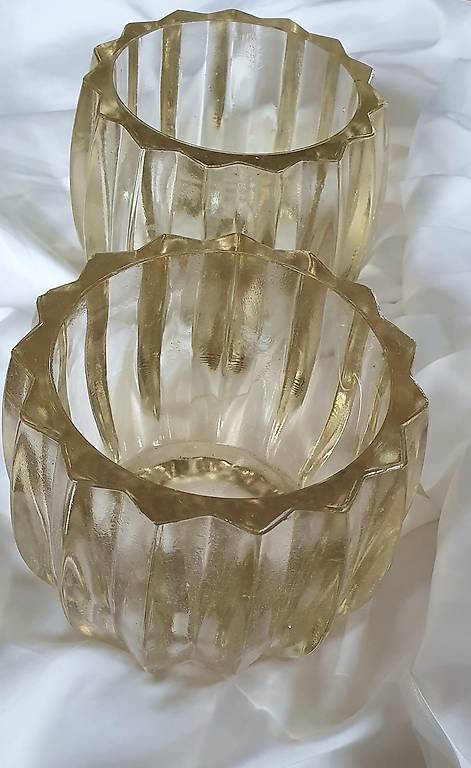 Art deco/ Paire de vases en cristal Canton Vaud - anibis.ch