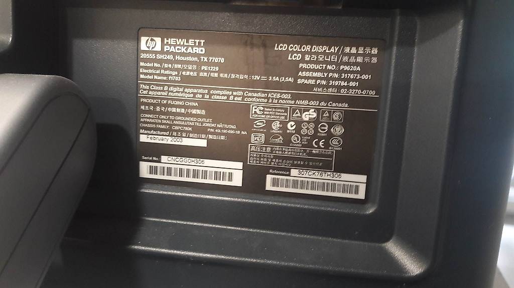 HP 17 Zoll TFT-LCD Monitor mit Harman/Kardon Laustsprecher im Kanton ...