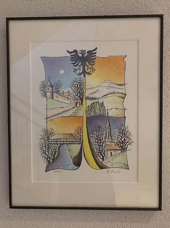 Lac de Morat 50 x 70 cm de Louis Dürr im Kanton Waadt - anibis.ch