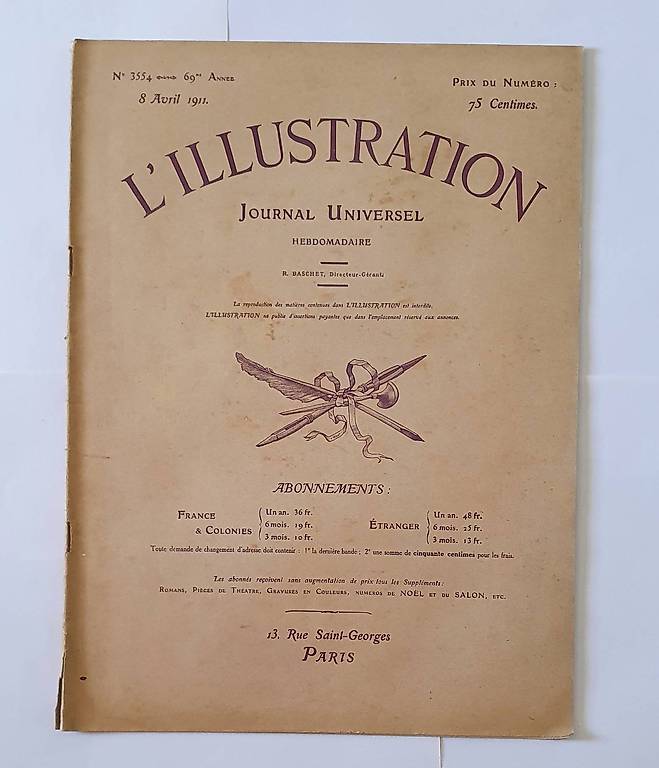 Revue "Illustration" no 3554 du 8 avril 1911 Canton Vaud - anibis.ch
