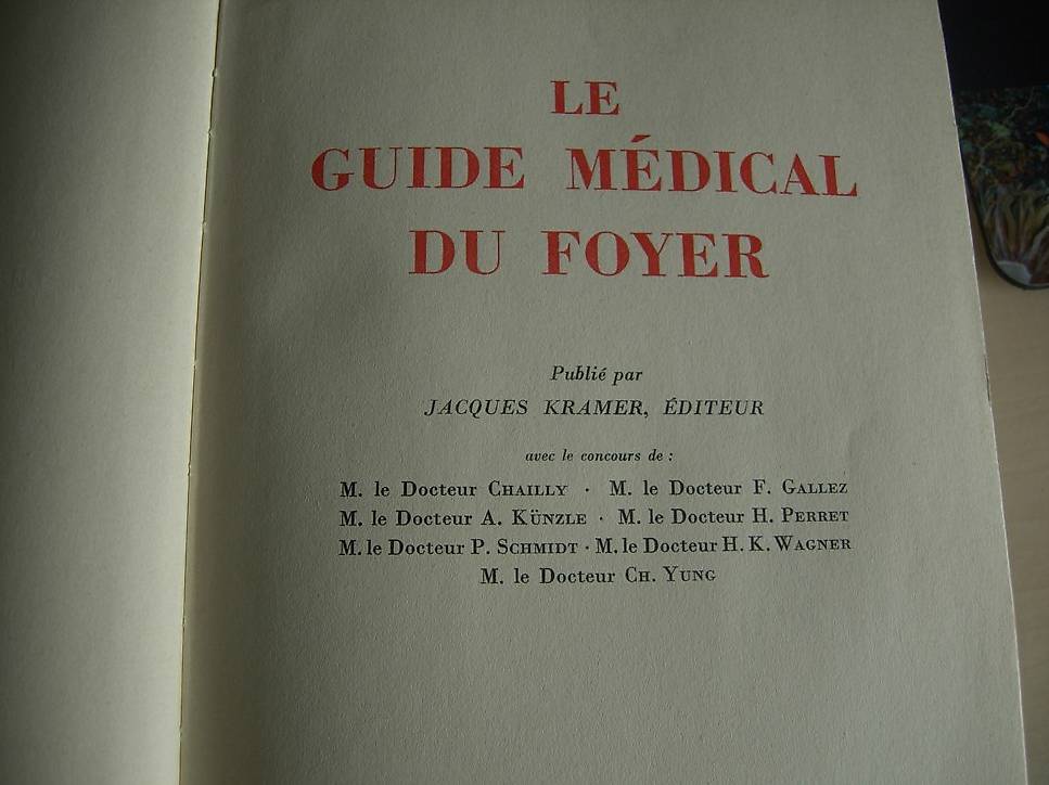 Le Guide Medical du Foyer 1952 Canton Neuchâtel - anibis.ch