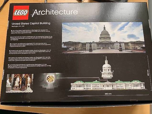 LEGO Architecture United States Capitol Building 21030 Canton Genève ...