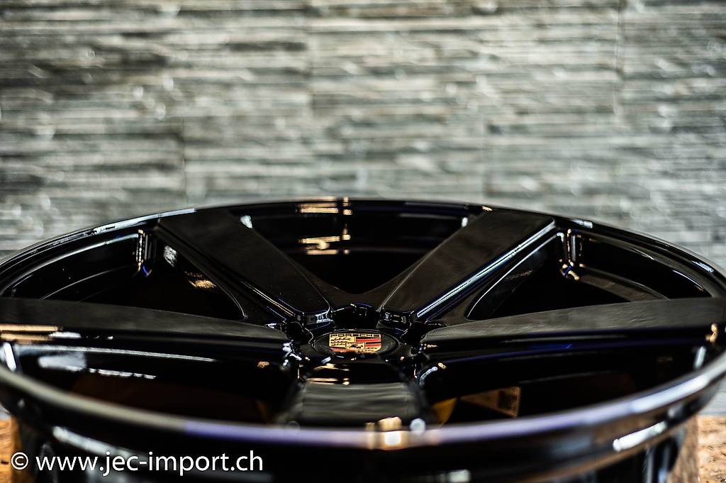 Jantes alu Porsche Sport Classic noires 20" Porsche Macan Canton Jura ...