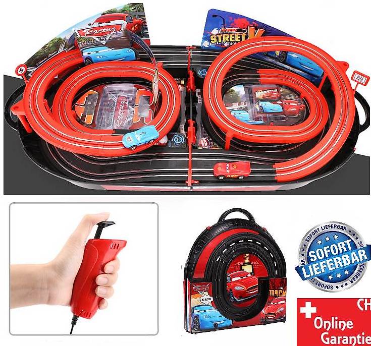 Car Cars Rennbahn Auto Rennstrecke Junge Kinderzimmer Reifen im Kanton ...
