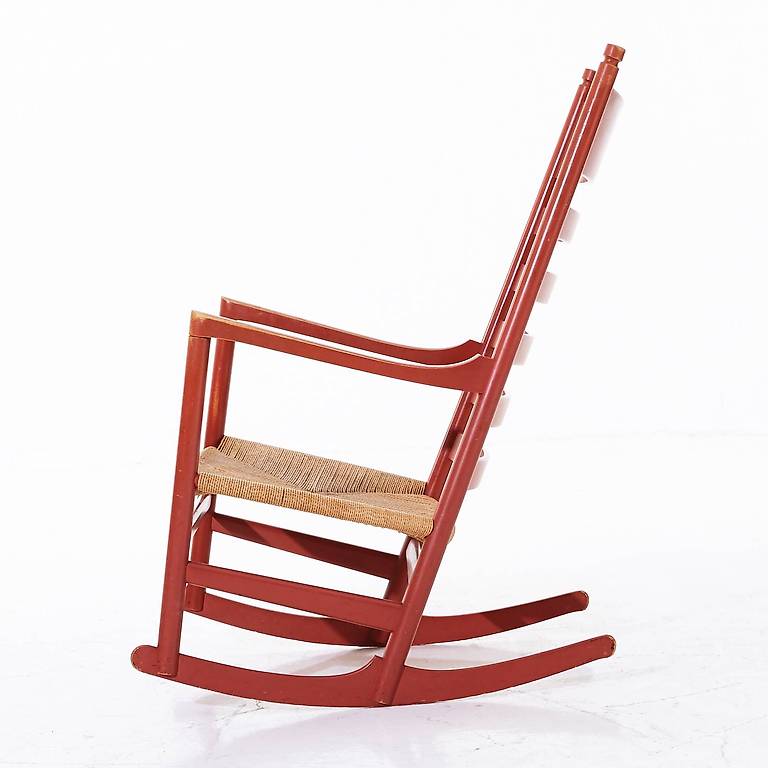Hans J. Wegner, Rare et superbe Rocking Chair CH45, 1950s Canton Jura - anibis.ch
