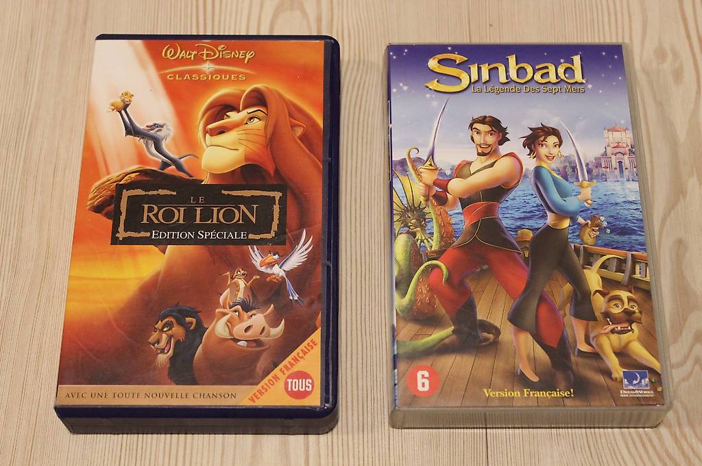 K7 vidéo VHS Roi lion / Sinbad Canton Neuchâtel - anibis.ch