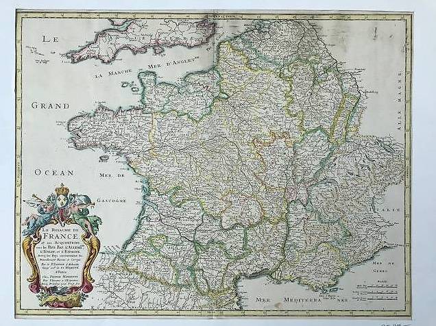 Authentique gravure de 1678 du Royaume de France Canton Vaud - anibis.ch