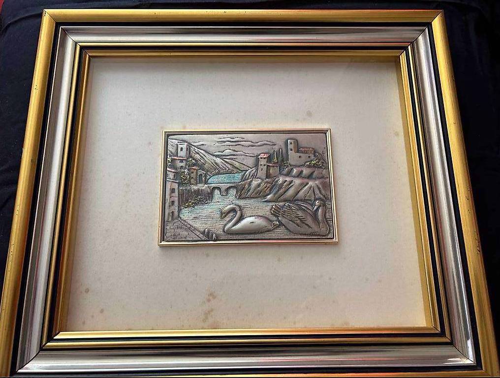 Tableau bas-relief mural ancien Canton Vaud - anibis.ch