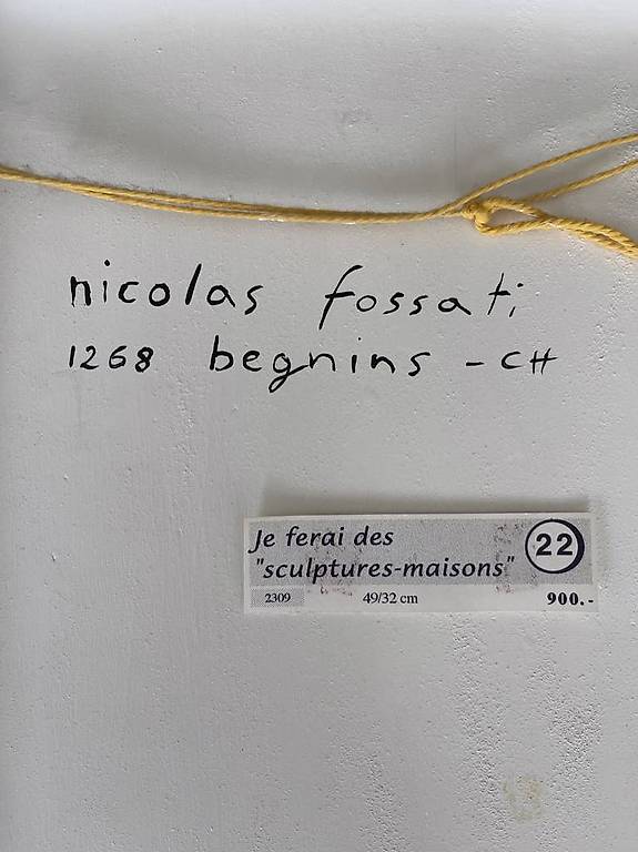 Magnifique tableau de Nicolas Fossati 49X32 cm Canton Valais - anibis.ch