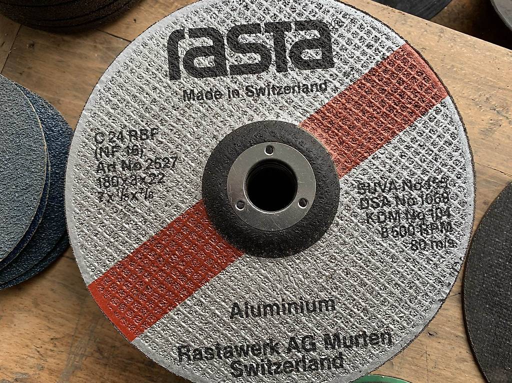 Disque 180 x 3 x 22 - disque aluminium pour meule à disque Canton Vaud ...