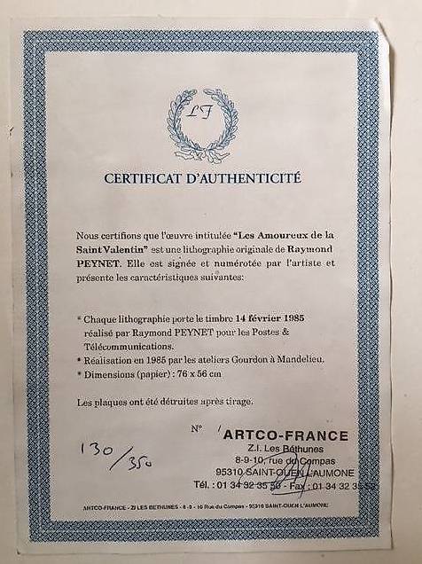 Litho original de Raymond Peynet im Kanton Waadt - anibis.ch