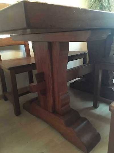 Table Rustique chêne massif Canton Berne - anibis.ch