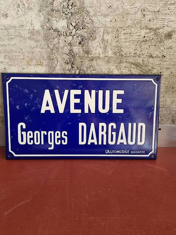 Plaque émaillée Georges Dargaud Canton Fribourg - anibis.ch