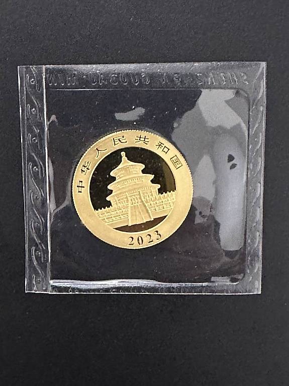 Goldmünze 15g China Mint Canton Argovie - anibis.ch