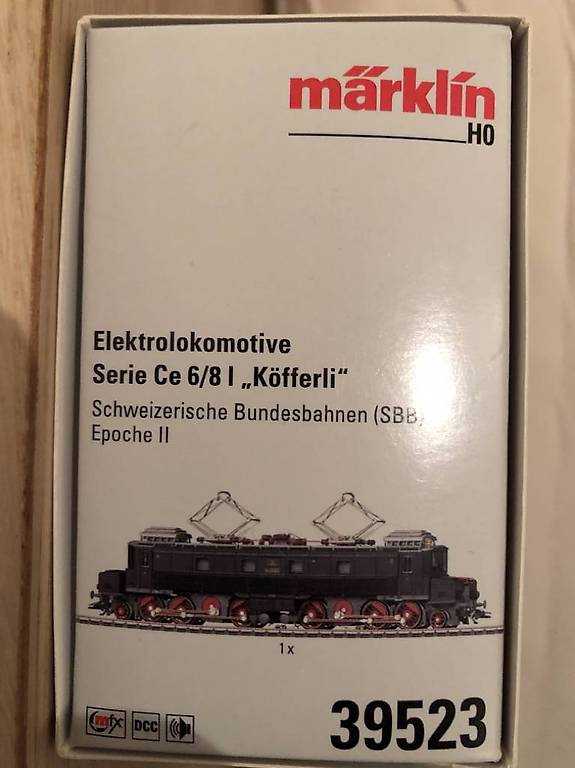 Märklin 39523 locomotive électrique Série Ce 6/8 I Köfferli Canton Vaud ...