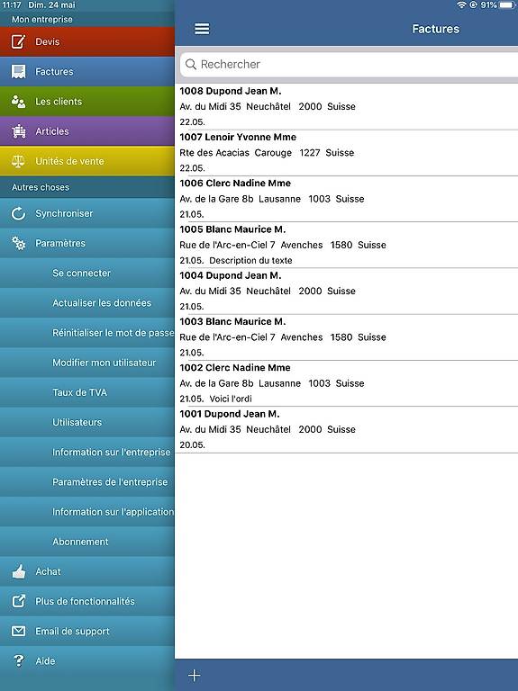 SpeedInvoice meilleure app de factures partagée iOS/Android Canton Fribourg - anibis.ch