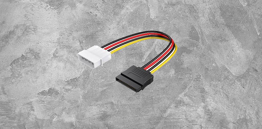 Molex IDE 4 pin zu SATA 2 Serial HDD Power Adapter Canton Lucerne ...