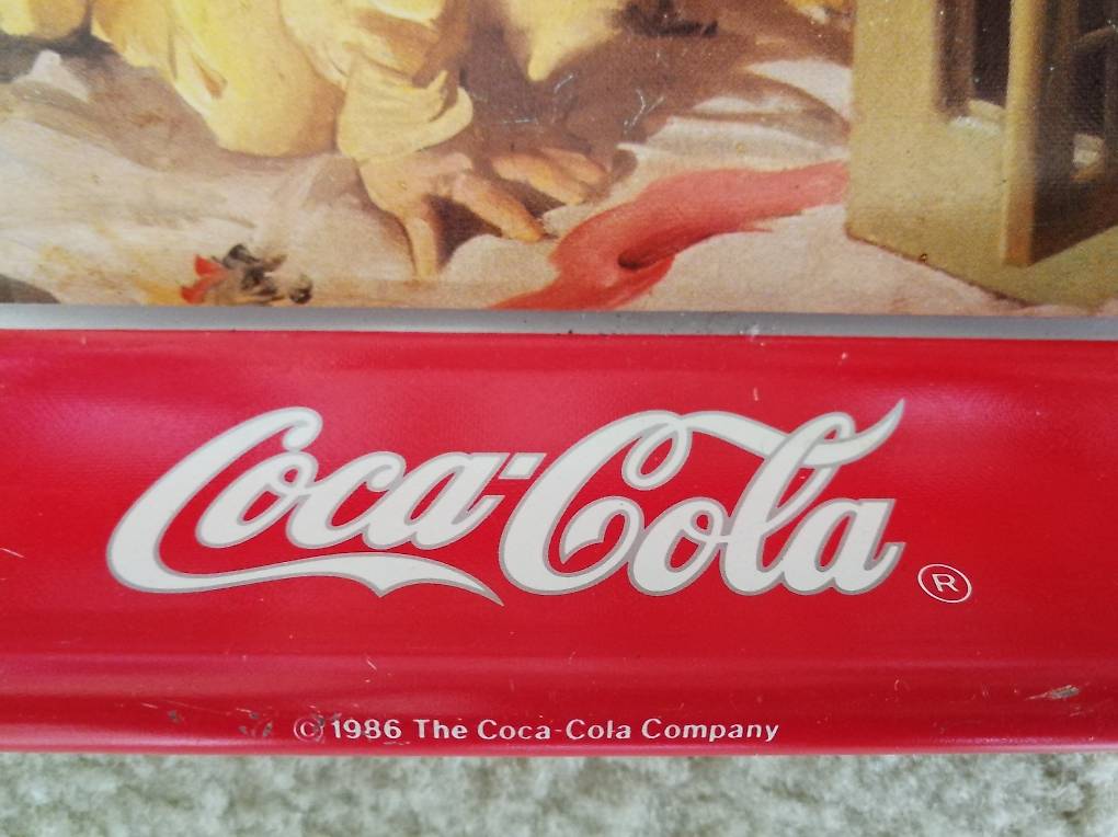 Plateau de Noël Coca-Cola vintage (1986) im Kanton Waadt - anibis.ch