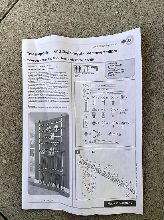 Étagère range-chaussures et bottes réglable ? jamais utilisé Canton ...