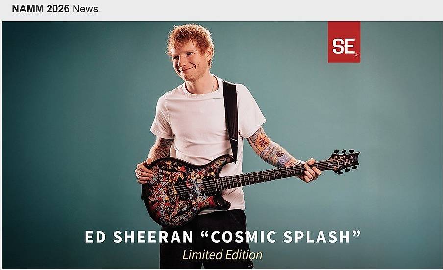 Ed Sheeran PRS Splash Limited Edition, seul 1000 au monde Canton Vaud ...