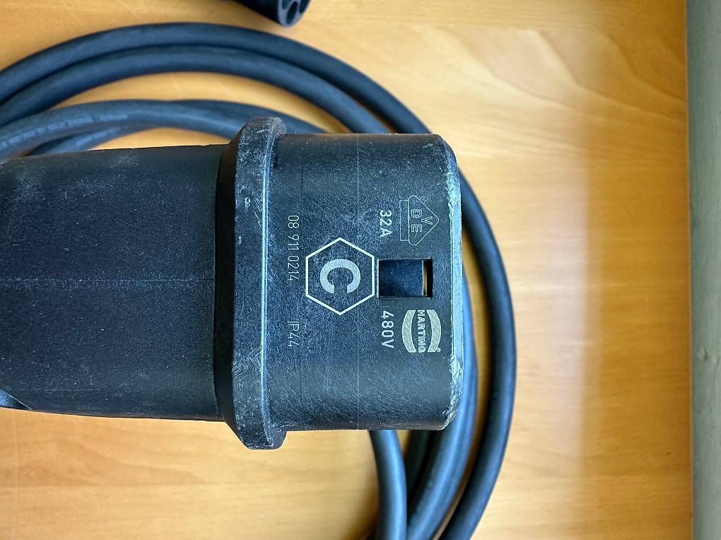 HARTING Mode 3 Type 2 - Câble de recharge 32A 3 phases - 6 m Canton ...