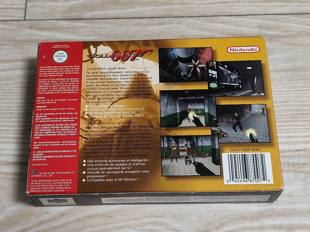 (État Collector) Golden Eye 007 en Boîte, N64 Canton Genève - anibis.ch