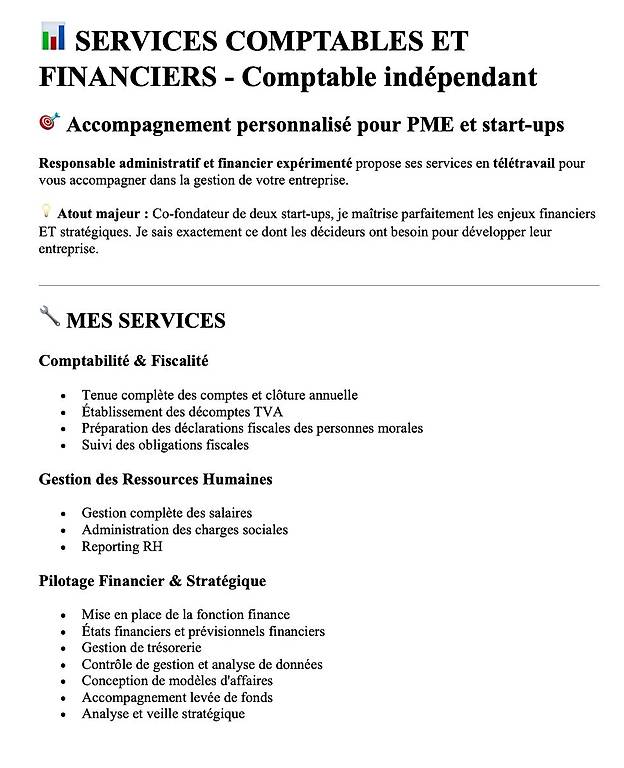 SERVICES COMPTABLES ET FINANCIERS Canton Valais - anibis.ch