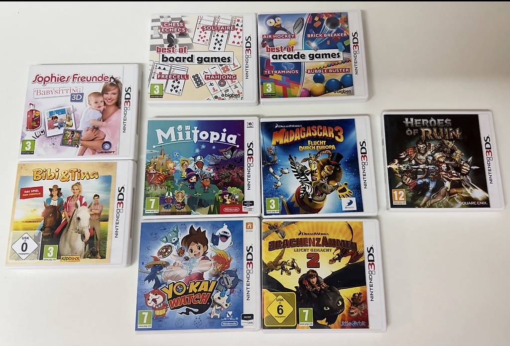 Nintendo 3DS Spiele Mario etc Stk Canton Soleure - anibis.ch