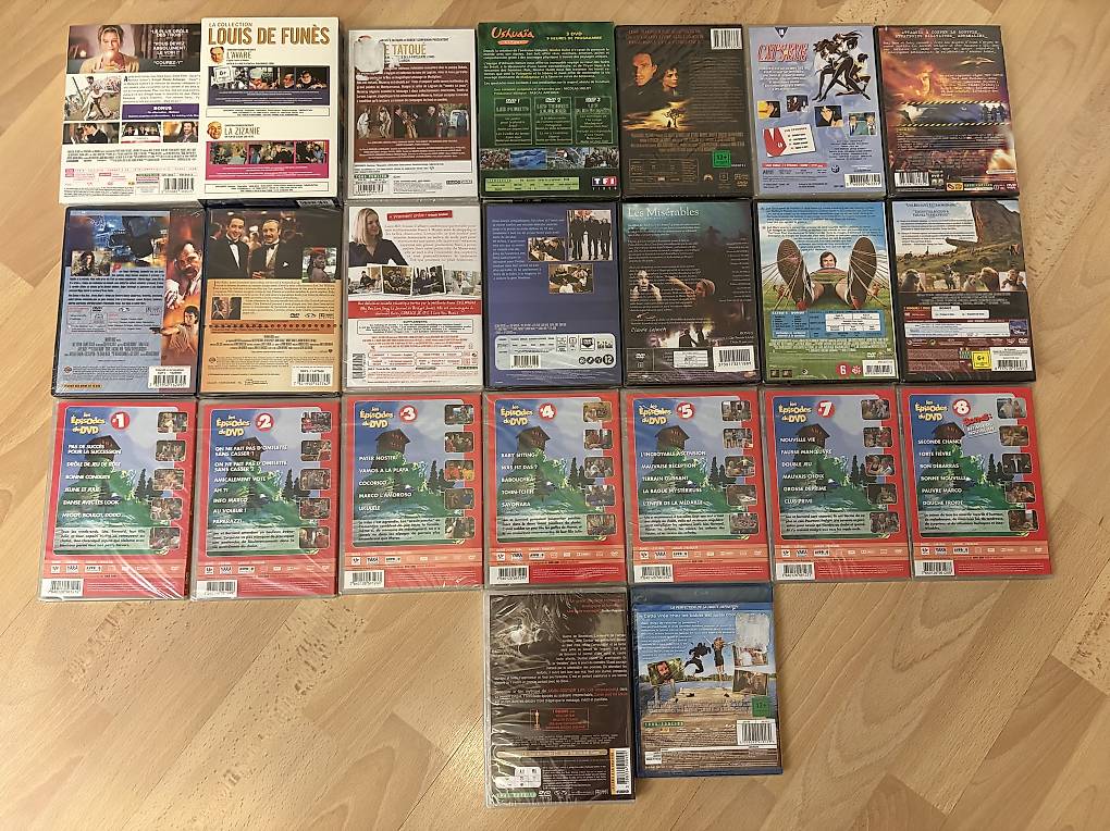 DVD liste 9 neufs Pique-Meurons, Danse avec les loups Canton Jura ...