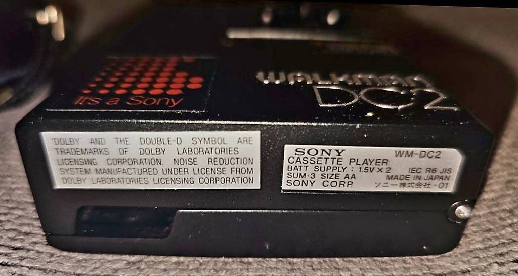 SONY"WM-DC2"ultra rare walkman aux Dolby B&C!! im Kanton Waadt - anibis.ch