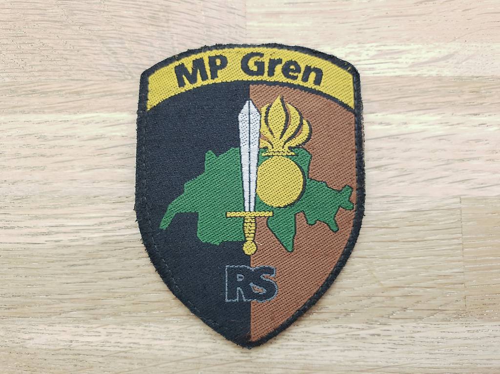 Badge MP Grenadier RS Militärpolizei PM Schweizer Armee im Kanton ...