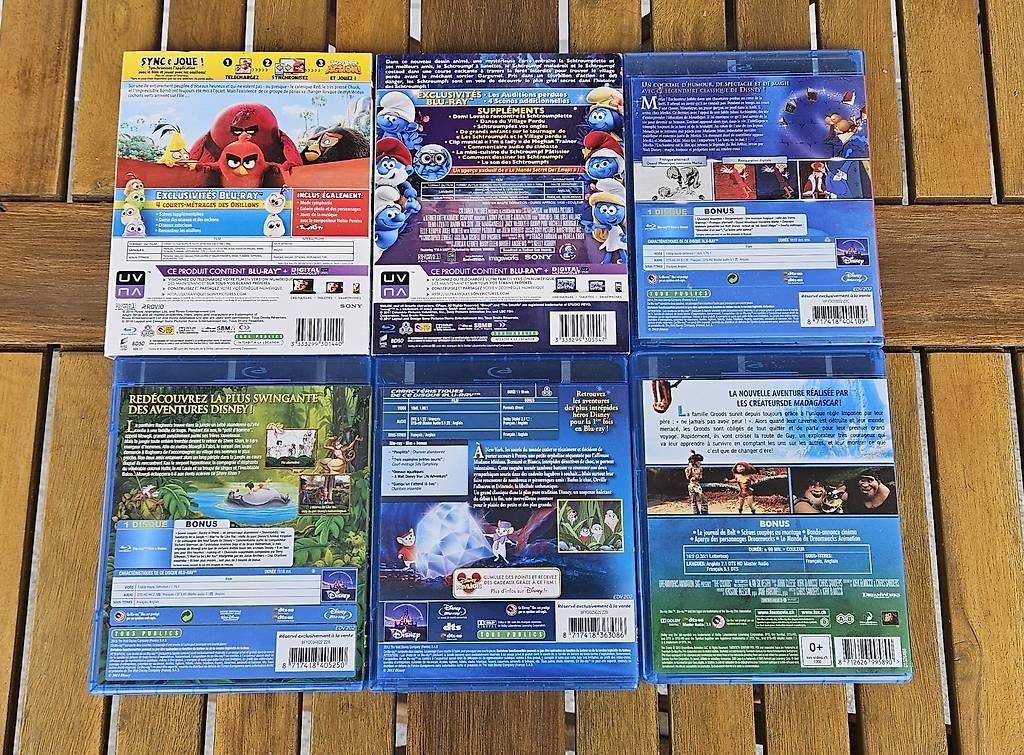 6 DVD Blu-Ray pour enfants Canton Vaud - anibis.ch