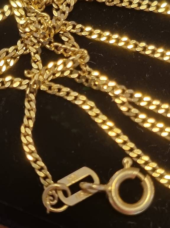 Chaînette or 18 carats, 60 cm Canton Neuchâtel - anibis.ch