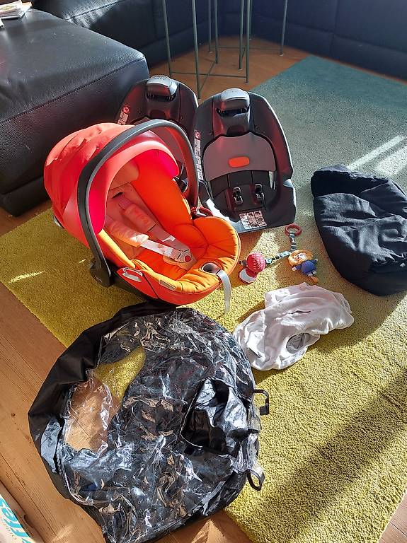 KIT complet - Siège auto Cybex Cosi Q Orange - Tout inclus Canton Vaud ...