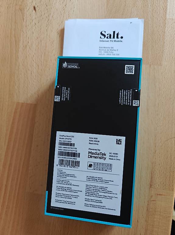 ONEPLUS Nord CE5, 256 GB Rom,Garantie 24m, Infinity Black im Kanton ...