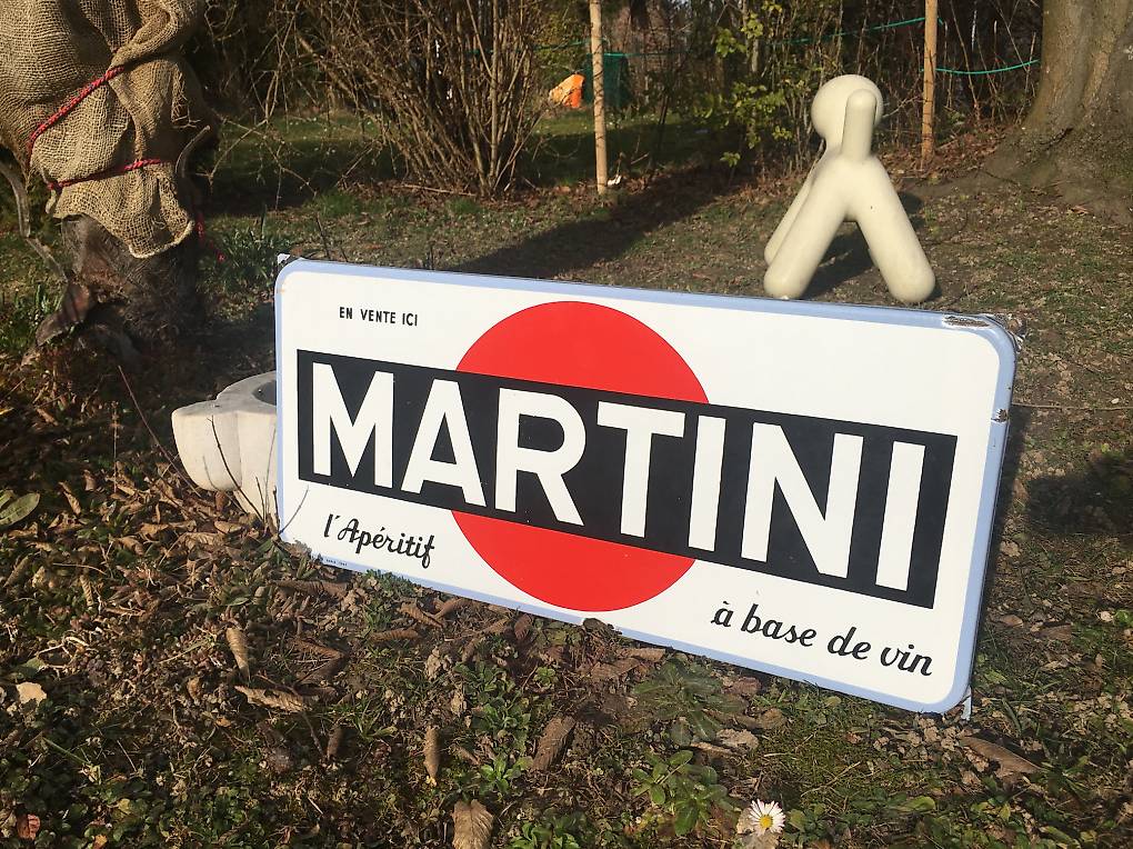 Emailschild / plaque émaillée MARTINI Canton Vaud - anibis.ch