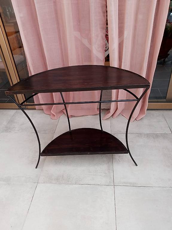 Table demi-lune en fer forgé Canton Vaud - anibis.ch