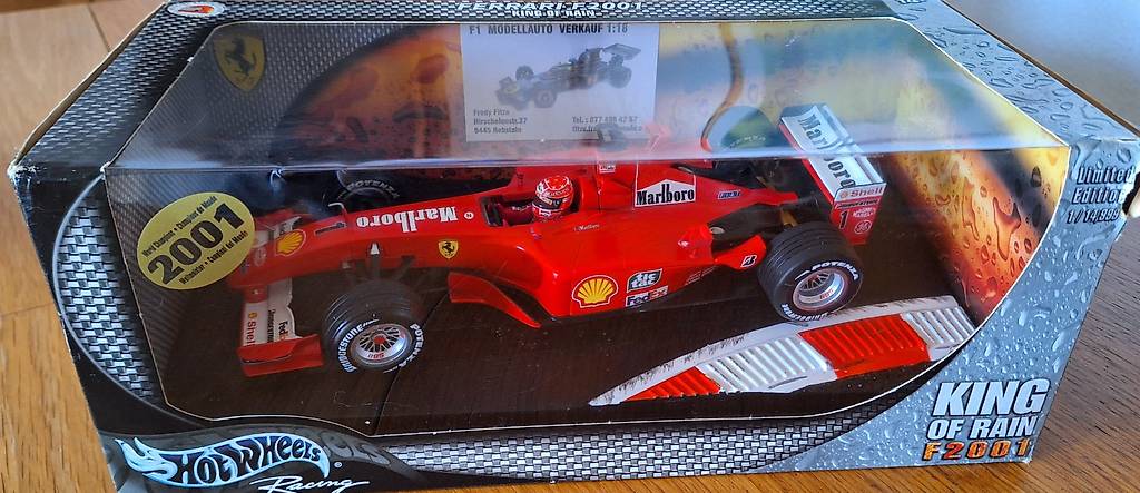 Ferrari F2001 Michael Schumacher F1 mit Marlboro Decals 1:18 Canton ...